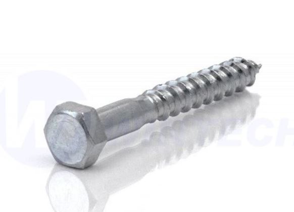 Vrut do dřeva DIN 571 6x70 zinek bílý | Démos trade, a.s.